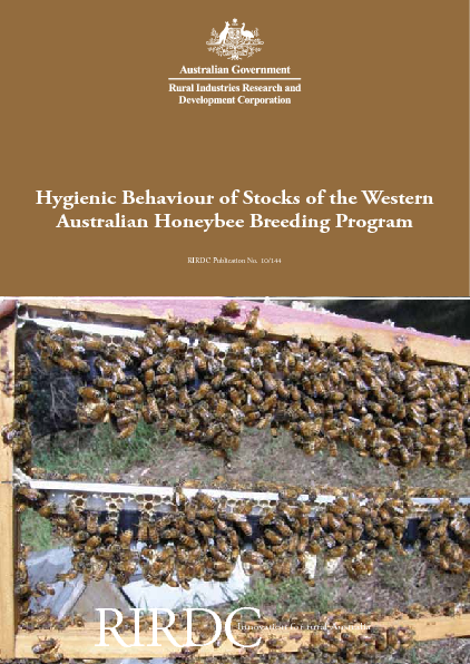Hygienic Behaviour of Stocks of the Western Australian Honeybee ...